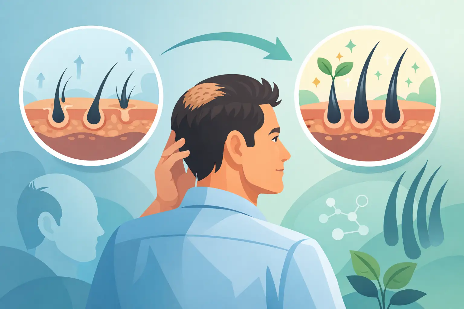 Can Hair Grow Back Without a Hair Transplant? - Hairneva